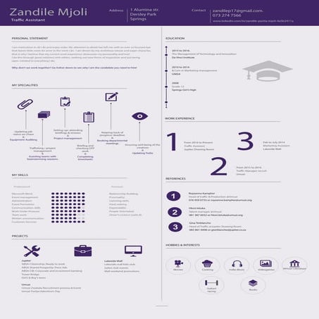 Zandile Mjoli CV | PDF