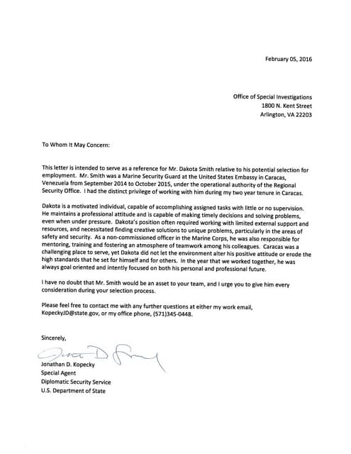 Letter of Recommendation Colin Bucknor | PDF