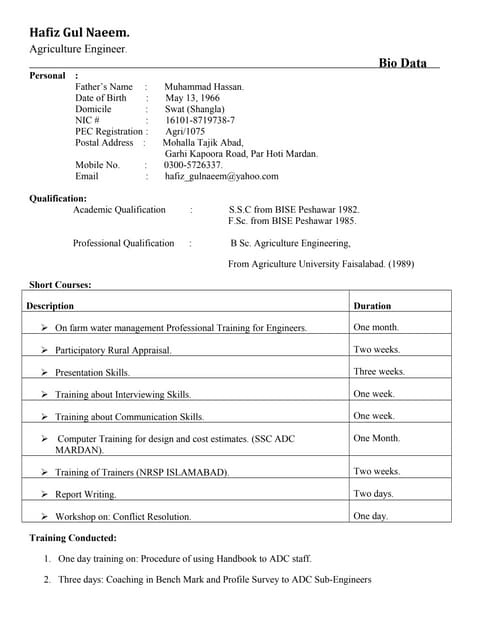 Resume - Prakash Patil | DOC