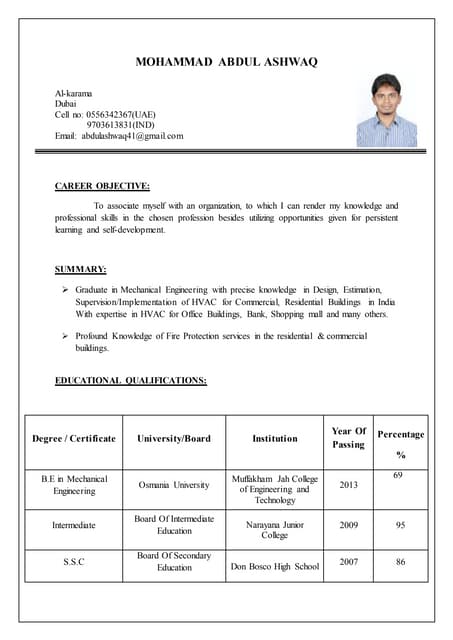 Moin CV | PDF | Careers