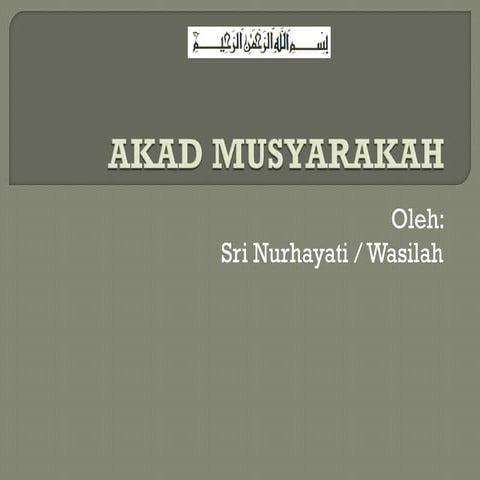 8 Akad Musyarakah.pdf asdad asd asdasd as | PPT