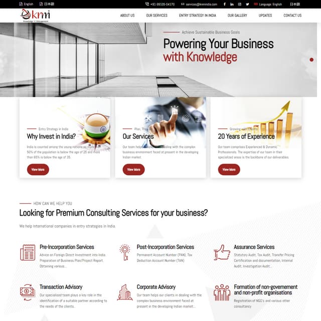 India Entry Strategy |KNM Management Advisory | PDF