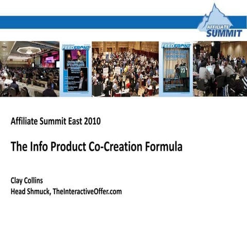The Info Product Co-Creation Formula | PPTX | Internet for Beginners ...