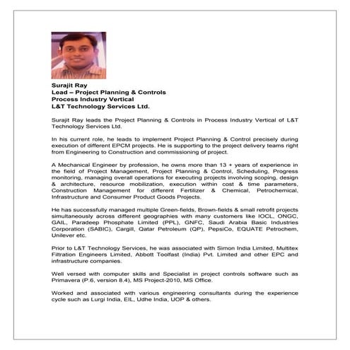 Surajit Ray_Profile | DOC