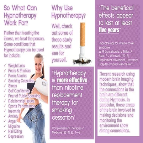 Hypnotherapy leaflet inner 221214 | PDF
