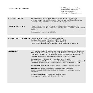 Prince Mishra | DOCX