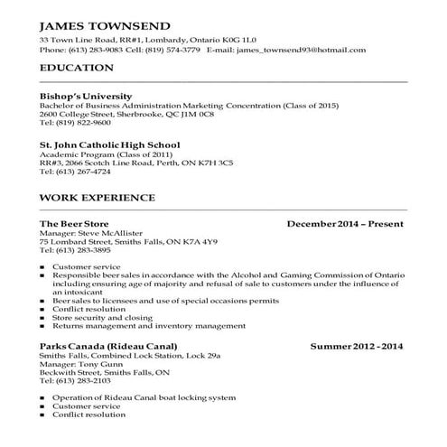 James Resume | PDF