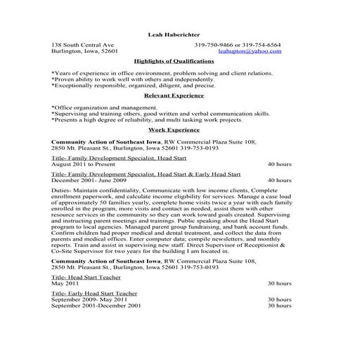 Theresa Johnson Resume 2016 | DOC