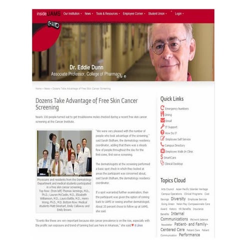 AAD Skin cancer screening article | PDF | Skin and Dermatology | Diseases and Conditions