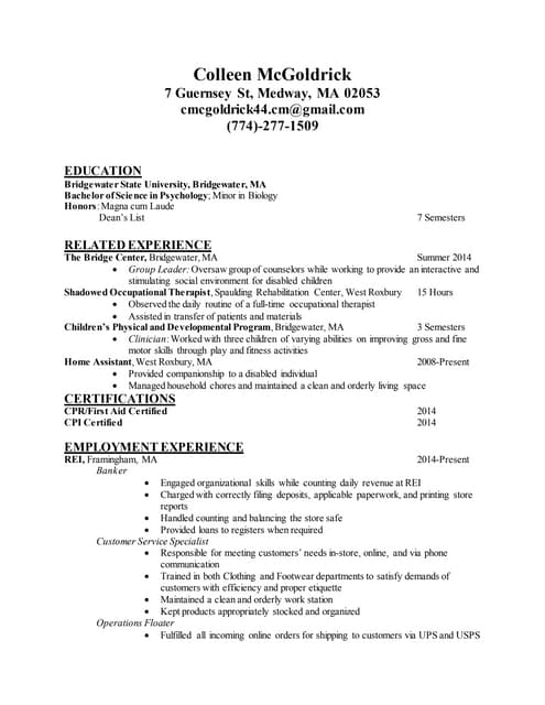 Resume | PDF