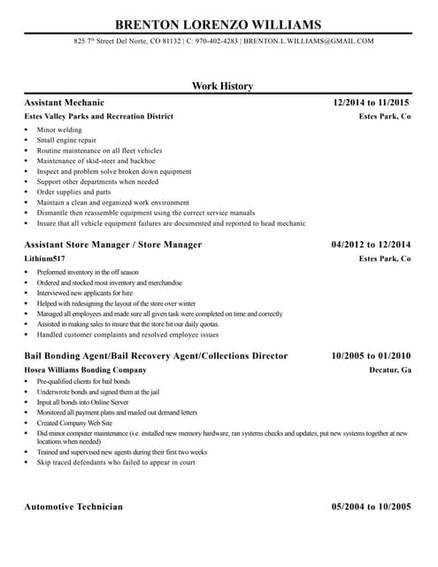 Matthew Caleb Ayers Resume | PDF