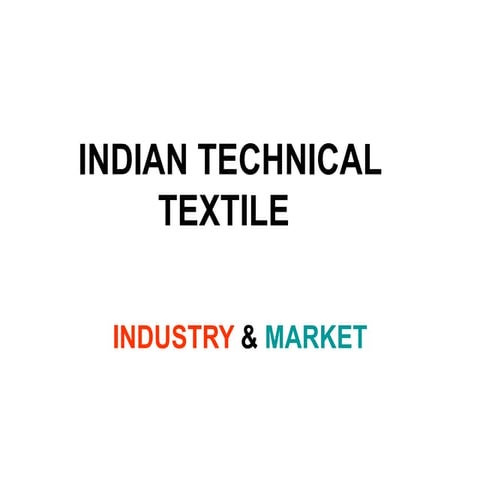 Technical Textiles Presentation | PPT