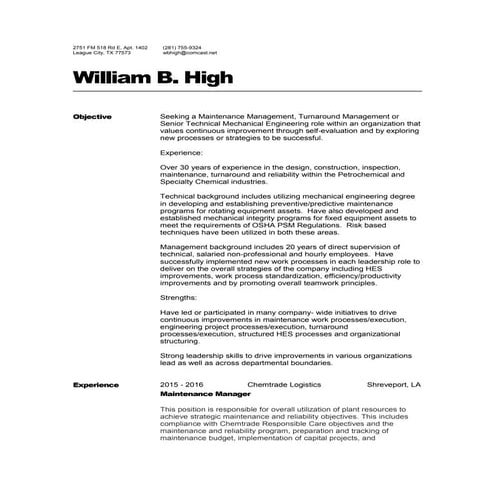 Vernard Jenkins Resume 2016 | DOCX