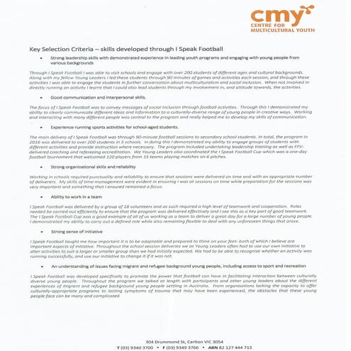 Key Selection Criteria | PDF