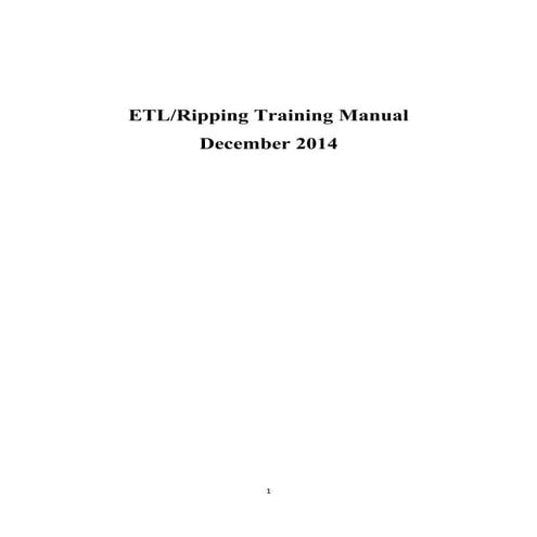 ETL - Data Load QA New Training Guide | DOC
