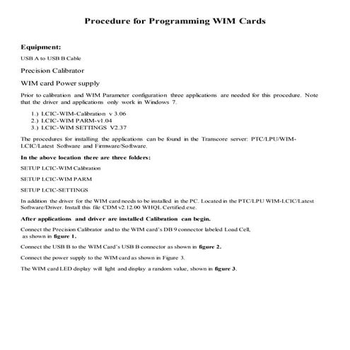 manual for WIM card programming | DOCX | Operating Systems | Computer ...