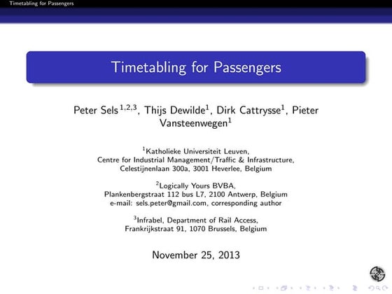 Elevator Trafic Analysis Basics | PPT