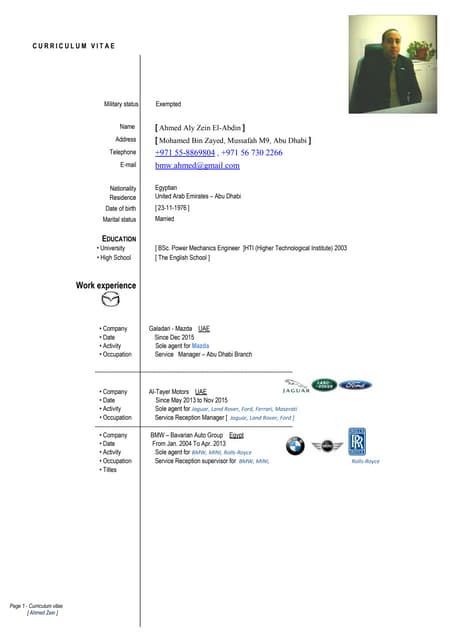 Ron Hannah Resume | DOC