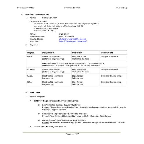 CV-KS-Jun2015 | PDF | Computing | Technology & Computing