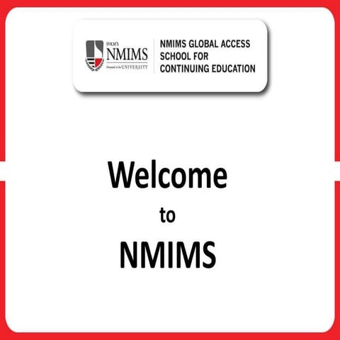 NMIMS | PPTX