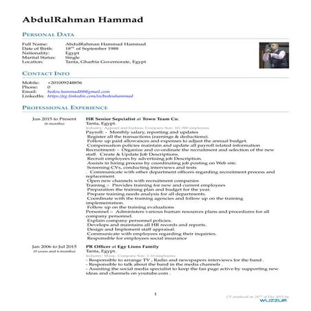 AbdulRahman Hammad Final Resume | PDF