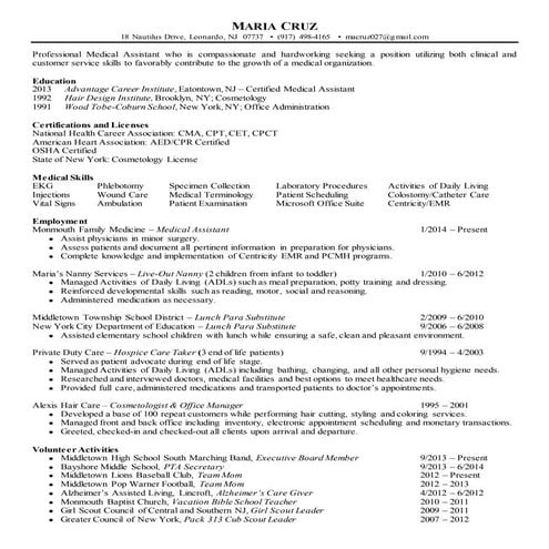 Maria_Cruz_Resume.1 | PDF