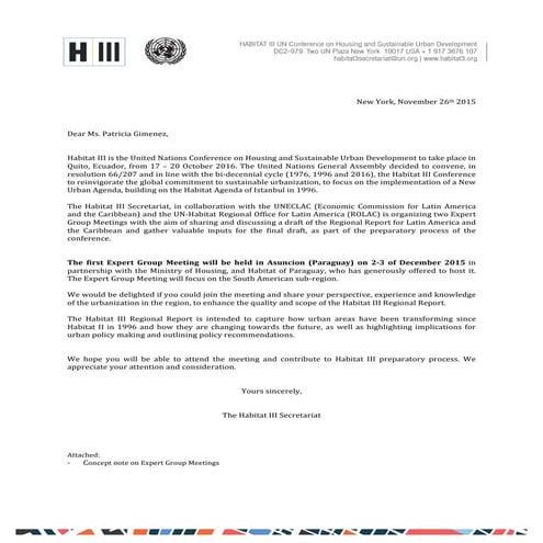 Invitation EGM Paraguay HIII-Patricia Gimenez | PDF