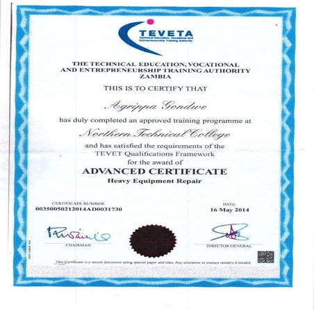 Certificate | PDF