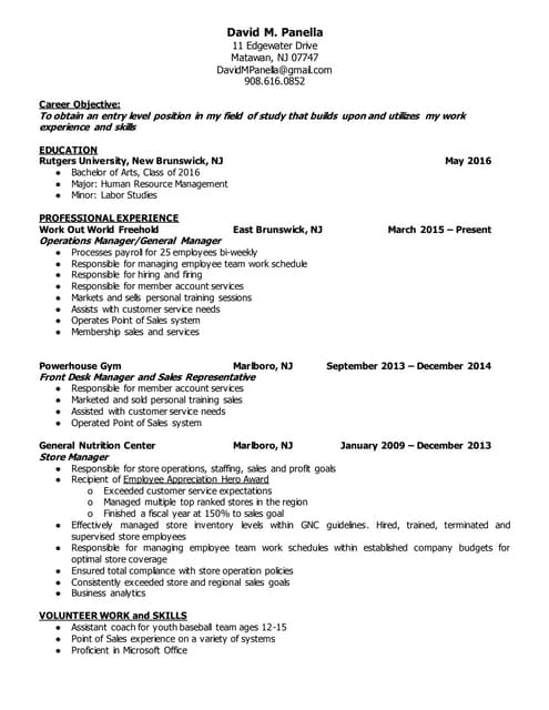 Resume May 2015 | PDF