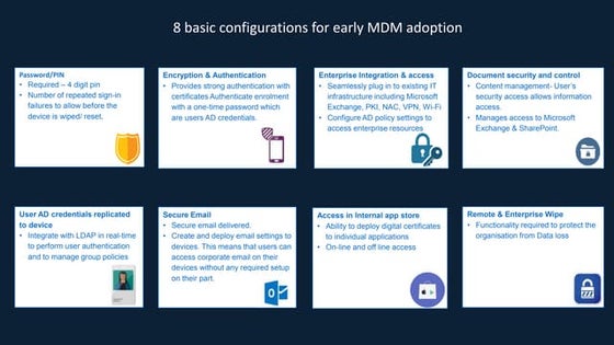 9 basic MDM settings to get you started | PPT