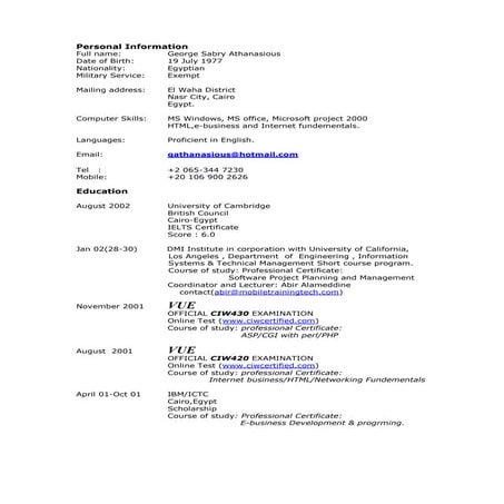 CV | PDF