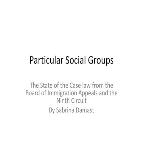 PSG case law - NLG Fearless Lawyering | PPT