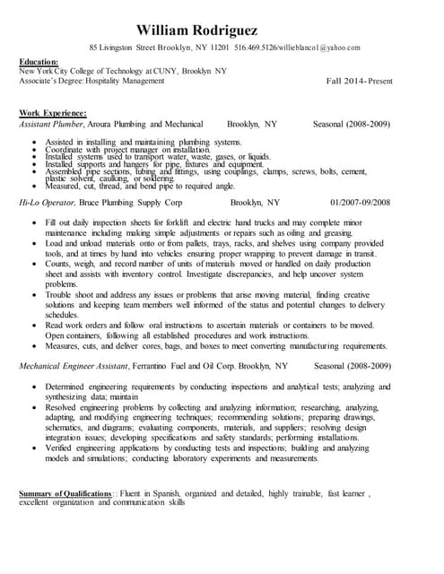 ResumeAbraham2016 | PDF