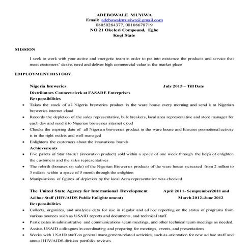 Normal CV | DOCX