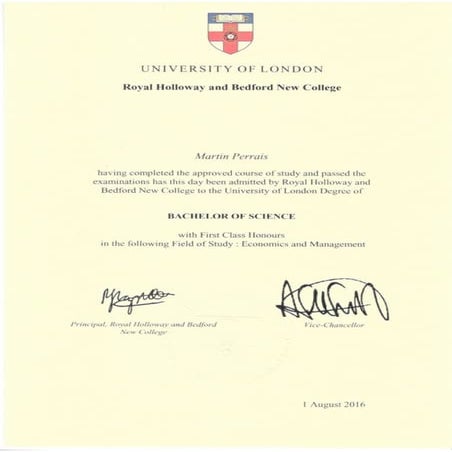 Rhul diploma | PDF