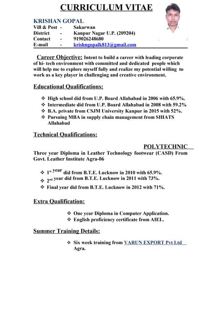 Prathi_CV | DOCX | Secondary Education | Education