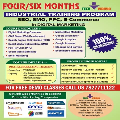 industrial training digital | PDF | Marketing and Advertising | Business