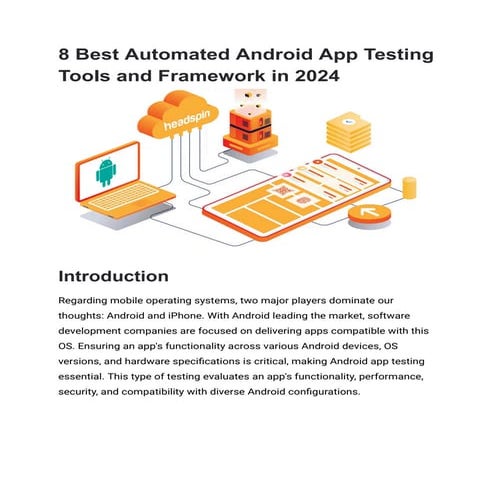 8 Best Automated Android App Testing Tools And Framework In 2024 Pdf Free Download