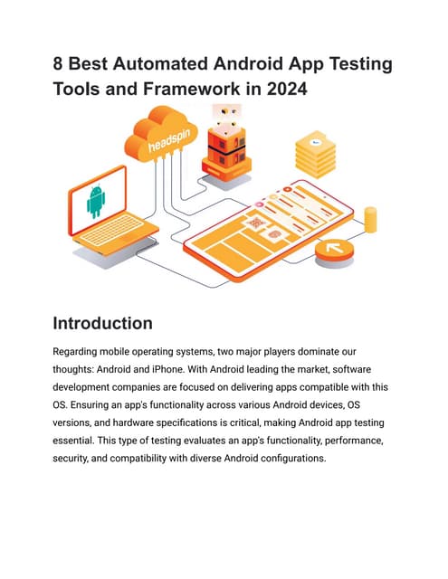8 Best Automated Android App Testing Tools And Framework In 2024 Pdf
