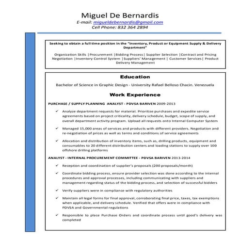 Resume Miguel de Dernardis Rev1.doc