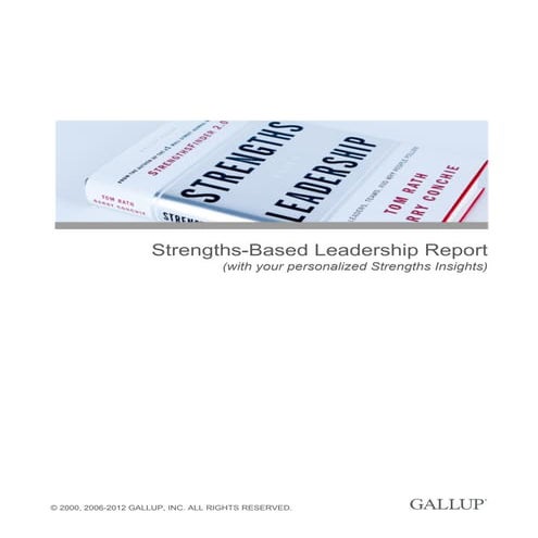 Clifton strengths 34 report | PDF