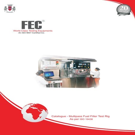 Testing/Manufacture/Fuel Filter Multipass Test Rig 19438 | PDF