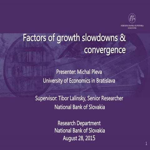 Middle income traps - Michal Pleva EN Final | PPT