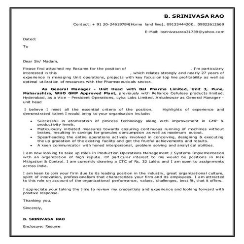 BSR CV Latest | DOCX