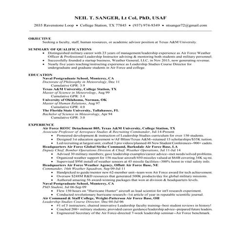 Michael Knapp Resume Leadership | DOC