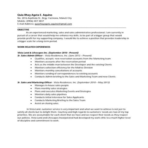Please see attached file of my resume. | DOCX