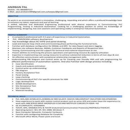ANIRBAN PAL RESUME | DOC