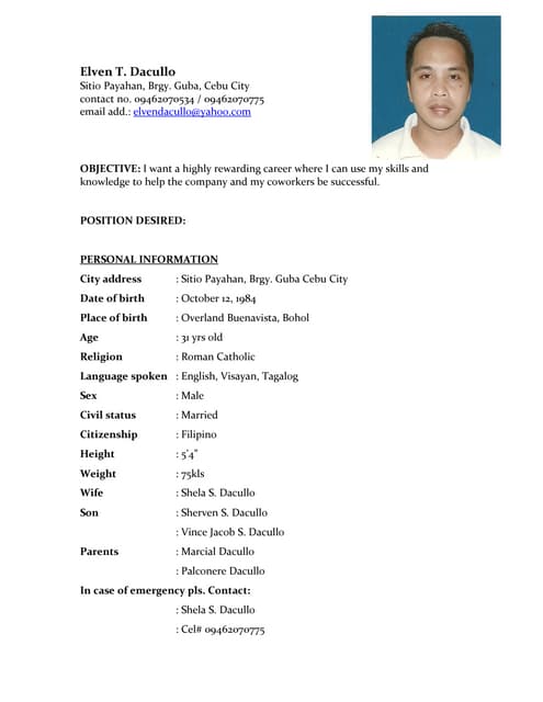 Johan Delport CV | DOC