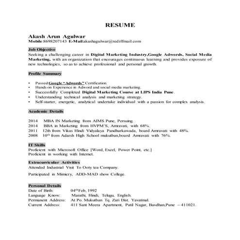 CV_akash agulwar | DOCX