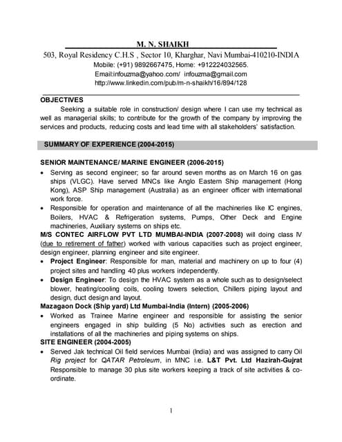 Anil Lande_Piping Material Engineer(12+yrs exp) | PDF | Civil ...